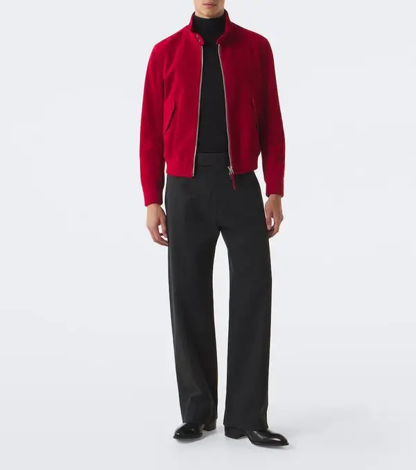 TOM FORD Suede Bomber Jacket