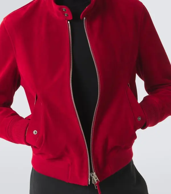 TOM FORD Suede Bomber Jacket