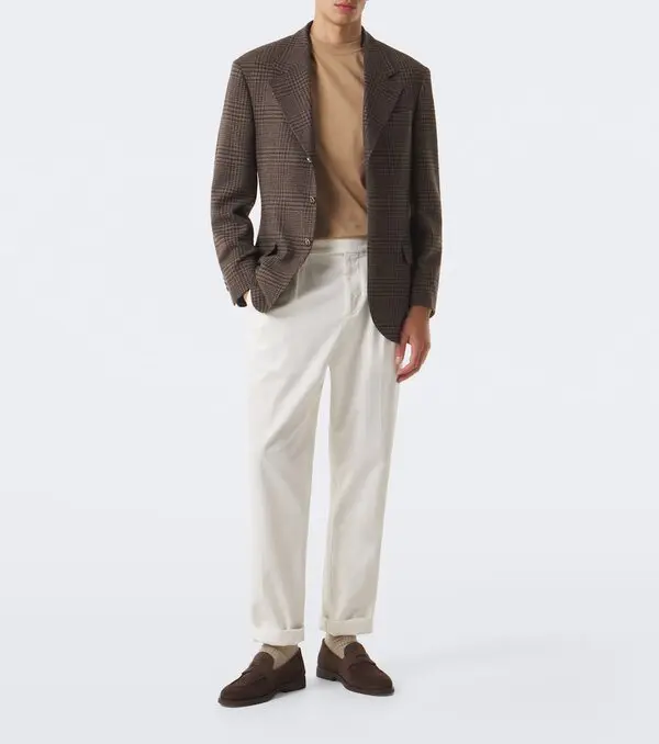 Brunello Cucinelli Logo Cotton Jersey T-shirt