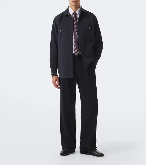 Valentino Garavani Cotton And Silk Shirt