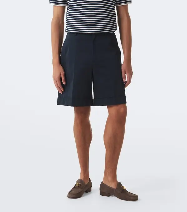 Valentino Garavani Cotton Bermuda Shorts