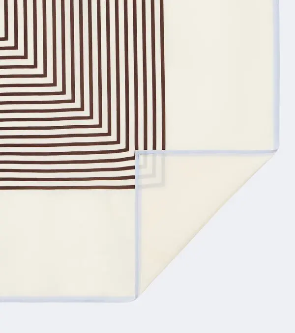 TOTEME Monogram Silk Scarf