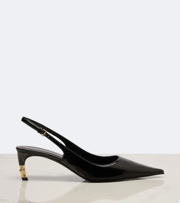 Gucci Eva Leather Slingback Pumps