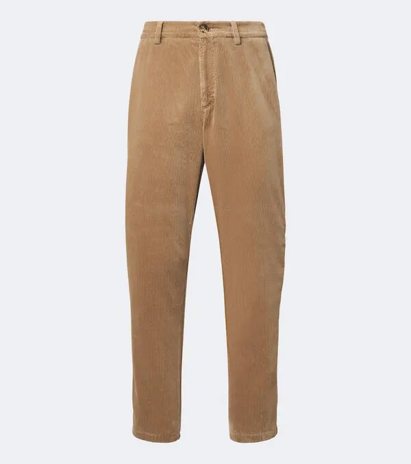 Brunello Cucinelli Cotton Corduroy Straight Leg Pants