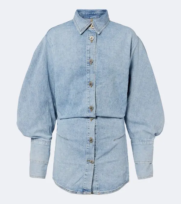 Attico Denim Mini Dress