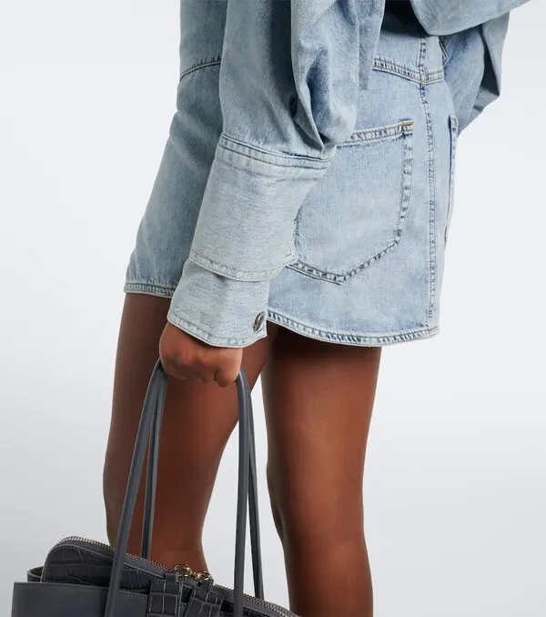 Attico Denim Mini Dress