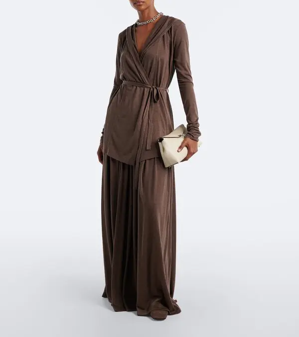 Max Mara Jersey Maxi Skirt