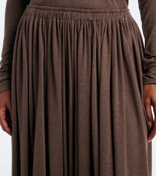 Max Mara Jersey Maxi Skirt