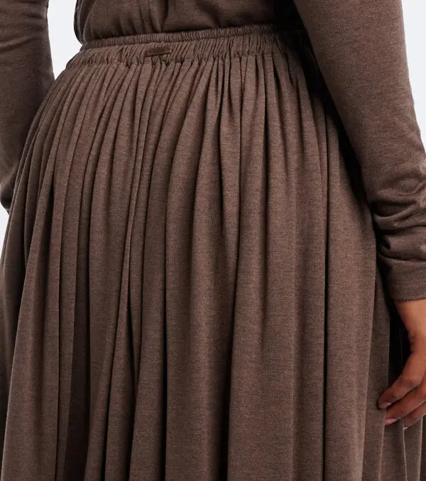Max Mara Jersey Maxi Skirt