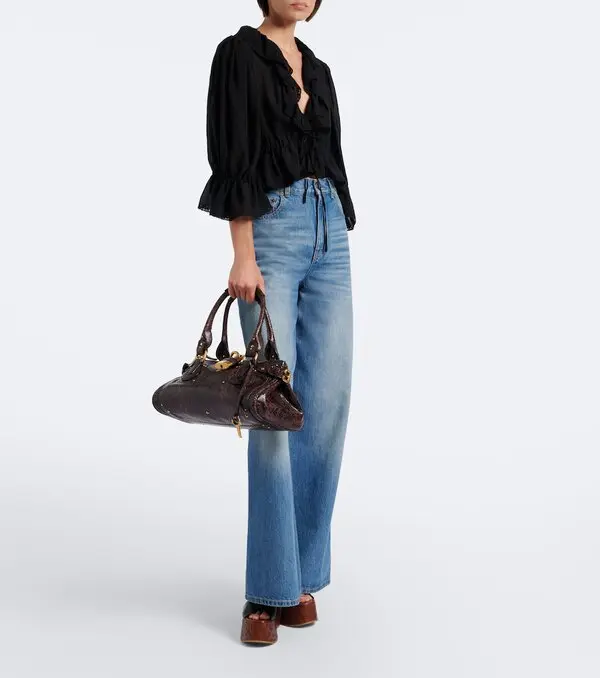 Chloé Paddington Small Leather Shoulder Bag - Brown