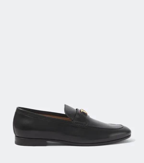 Valentino Garavani Vlogo Leather Loafers