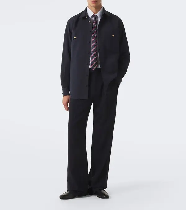 Valentino Garavani Vlogo Leather Loafers