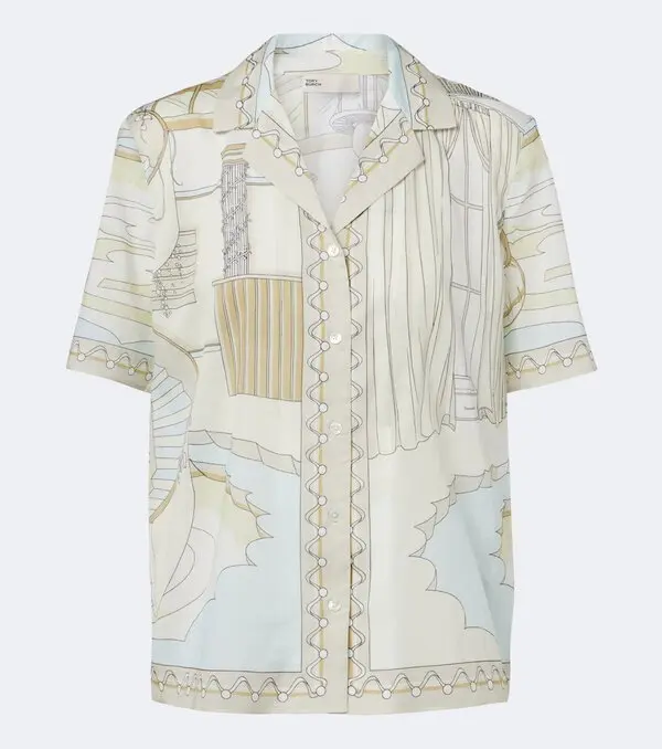 Tory Burch Printed Cotton Shirt - Multicoloured