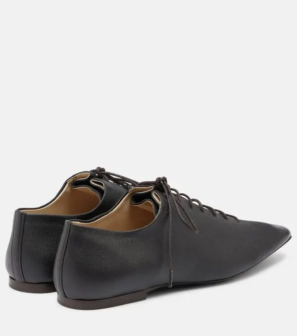 LEMAIRE Leather Derby Shoes - Brown