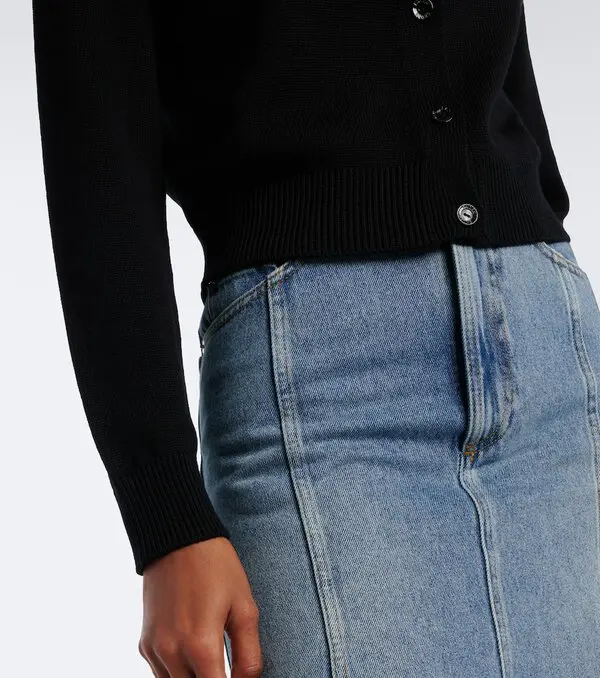 Erdem Embellished Wool Cardigan