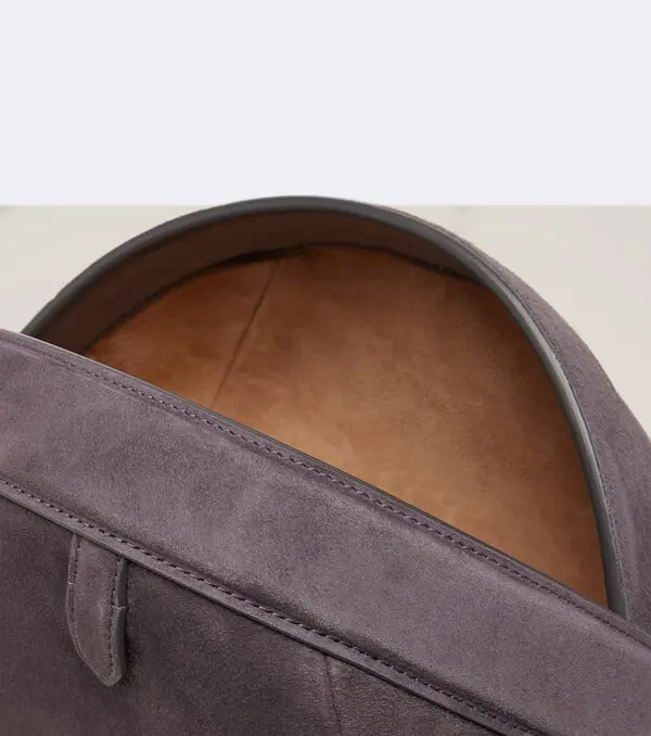 Alaïa Suede Clutch - Purple