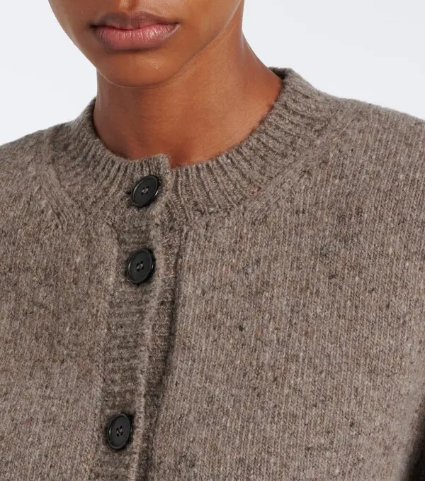 RÓHE Wool Cardigan - Grey