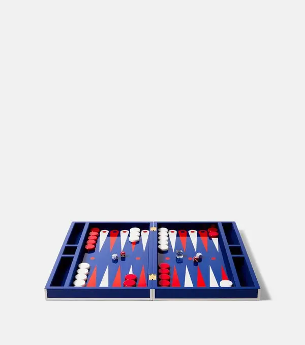 Jonathan Adler Lacquered Backgammon Set - Blue