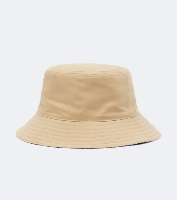Burberry Ekd Cotton Bucket Hat