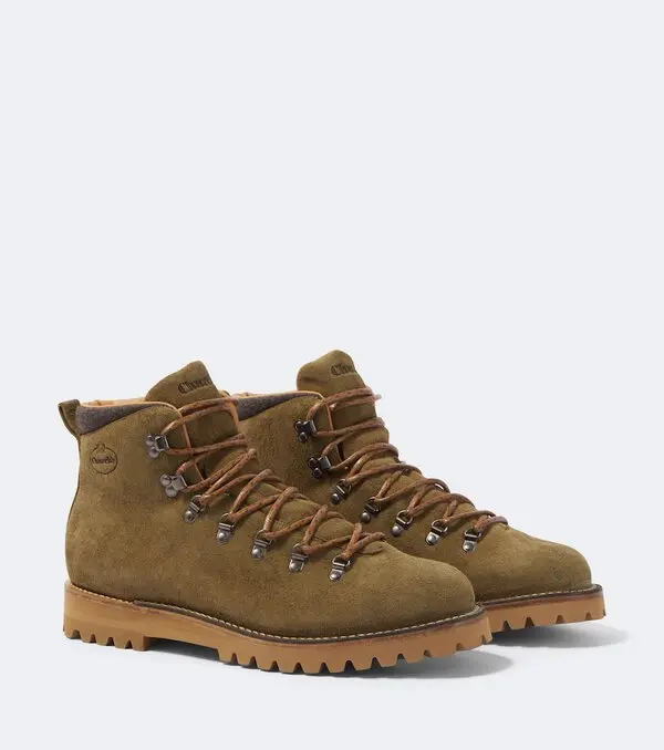 Church's Poulton Suede Lace-up Boots - Green