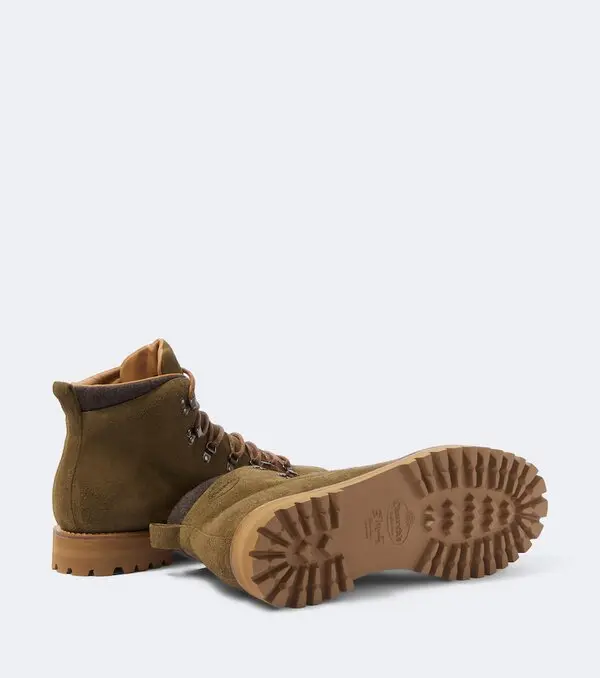 Church's Poulton Suede Lace-up Boots - Green