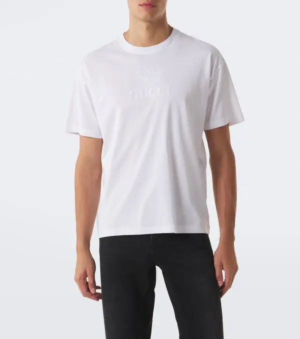 Gucci Logo Cotton Jersey T-shirt
