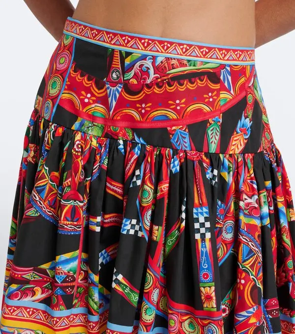 Dolce & Gabbana Caretto Cotton Miniskirt