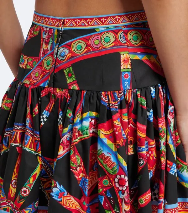 Dolce & Gabbana Caretto Cotton Miniskirt