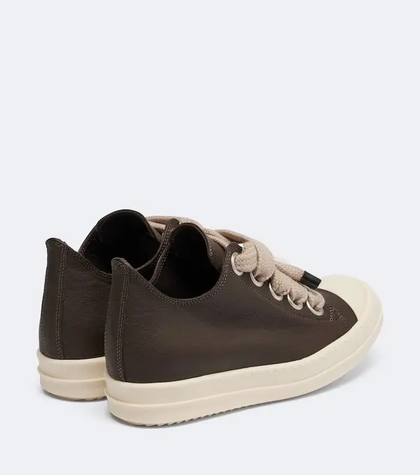 Rick Owens Jumbolace Leather Sneakers