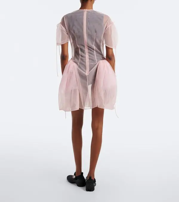 Simone Rocha Sheer Tulle Mini Dress