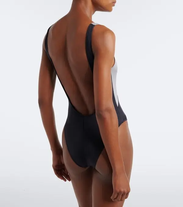 Versace Logo One Piece Swimsuit