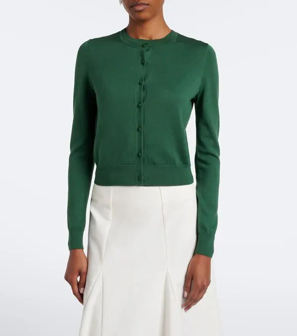 Carolina Herrera Silk And Cotton Cardigan