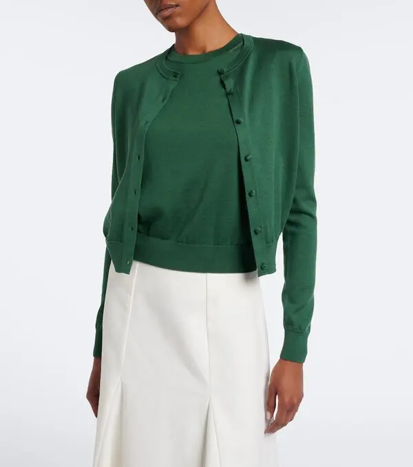 Carolina Herrera Silk And Cotton Cardigan