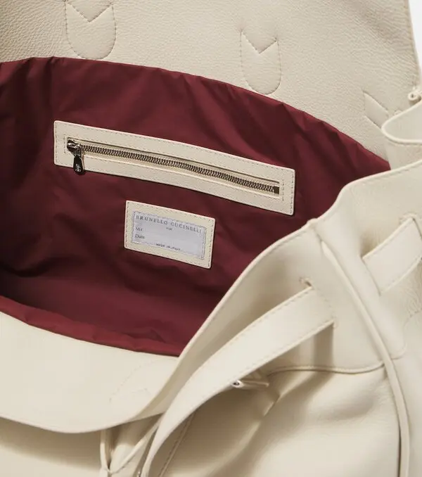 Brunello Cucinelli Leather Duffel Bag