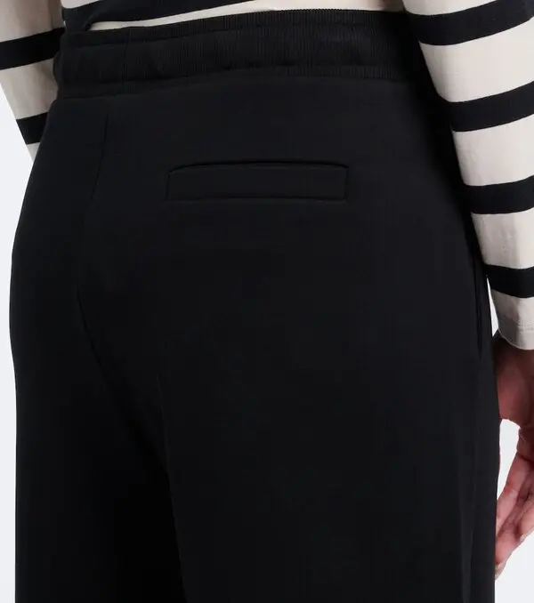 Max Mara Cotton-blend Wide-leg Pants