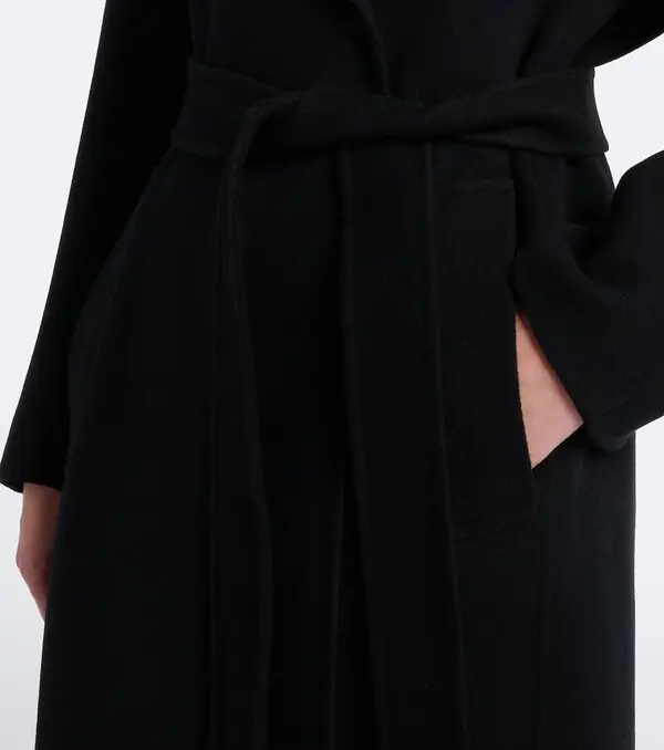 Max Mara Virgin Wool Wrap Coat