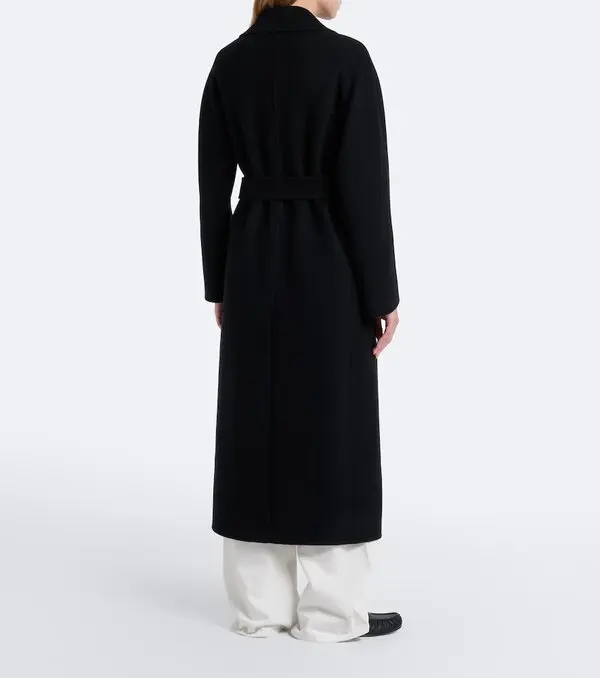 Max Mara Virgin Wool Wrap Coat