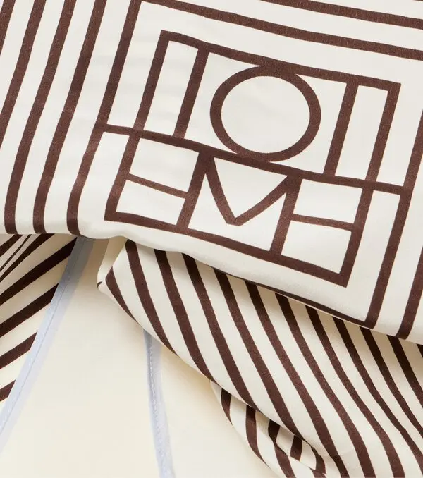 TOTEME Monogram Silk Scarf