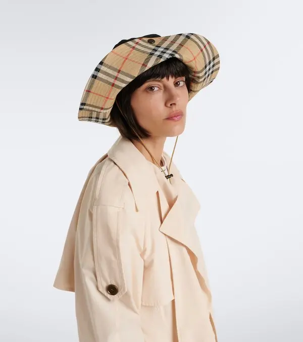 Burberry Check Cotton Sun Hat