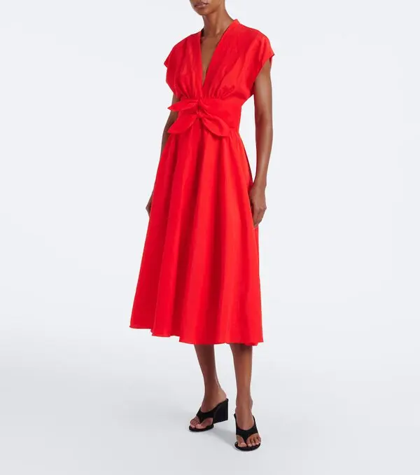 Alaïa Belted Midi Dress