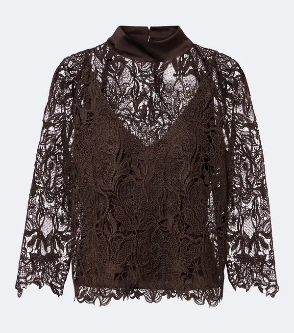 Max Mara Lace Top