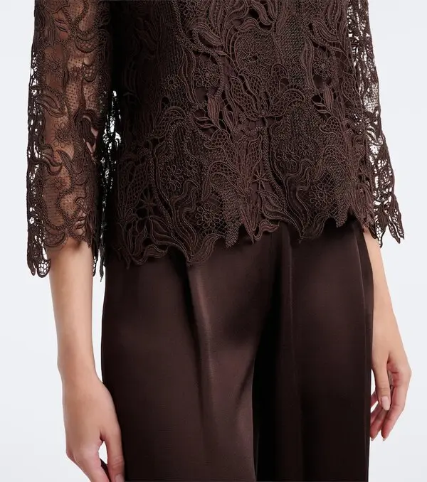 Max Mara Lace Top