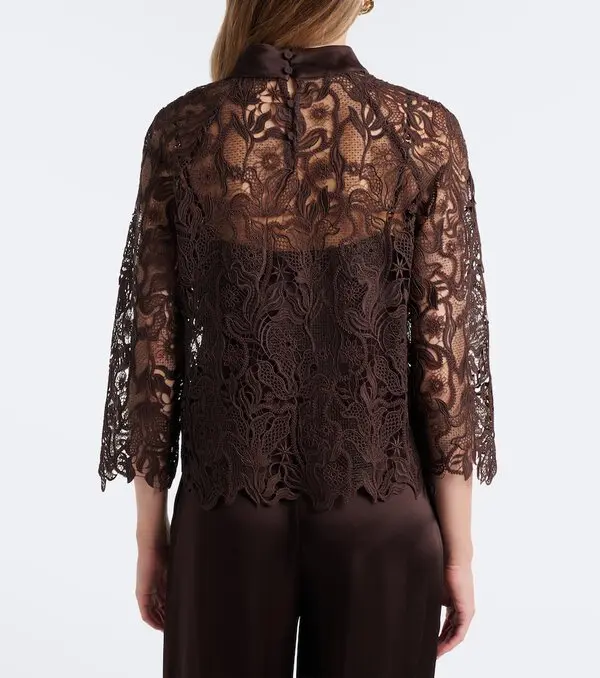 Max Mara Lace Top