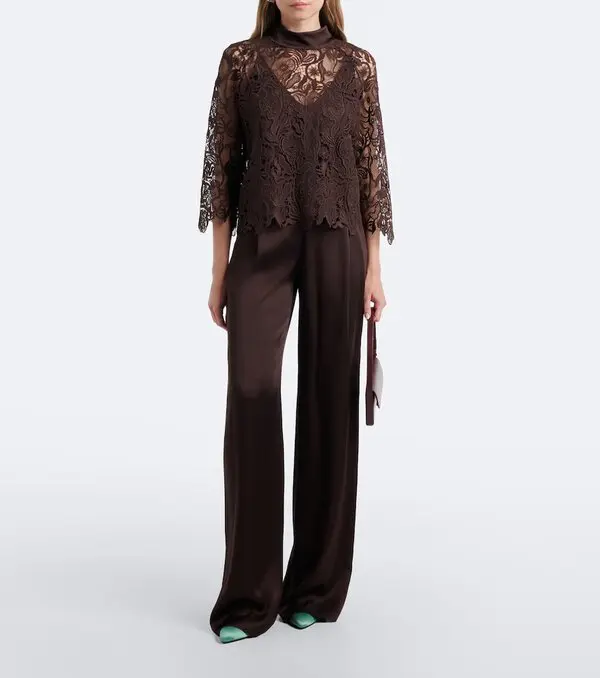 Max Mara Lace Top