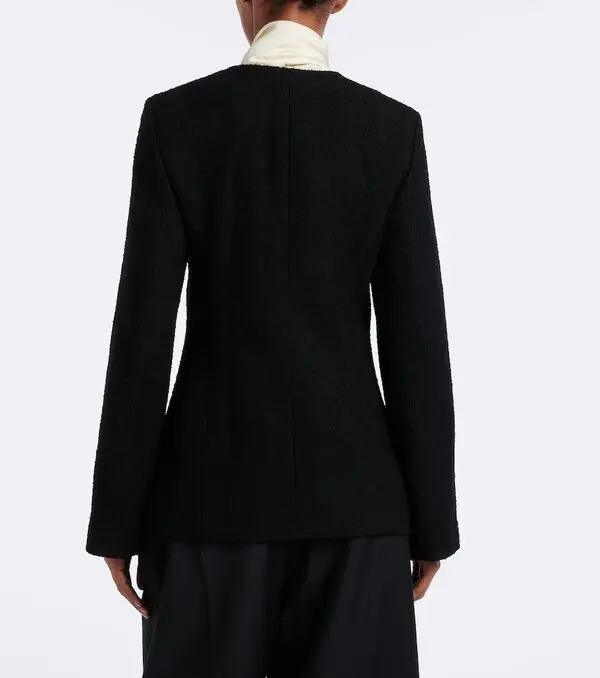 RÓHE Knitted Wool-blend Cardigan