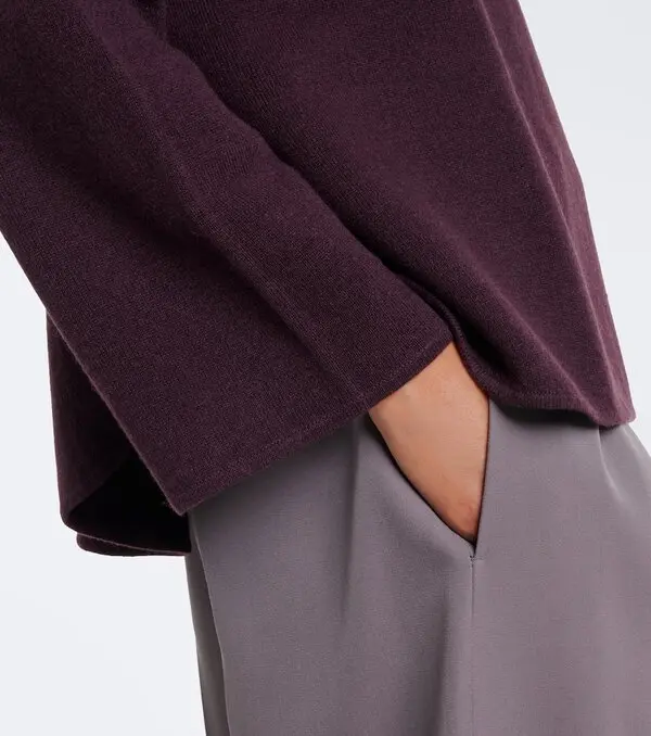 Jardin Des Orangers Virgin Wool And Cashmere High Neck Sweater