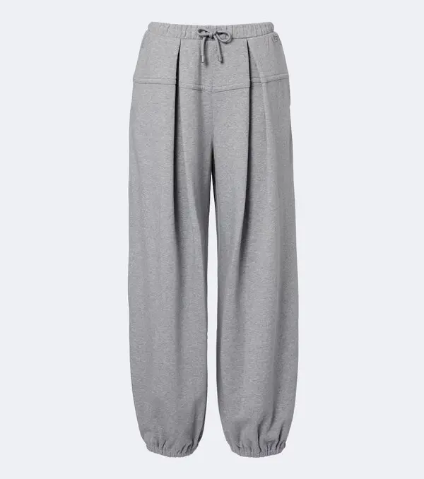 Sportmax Cotton-blend Sweatpants - Grey