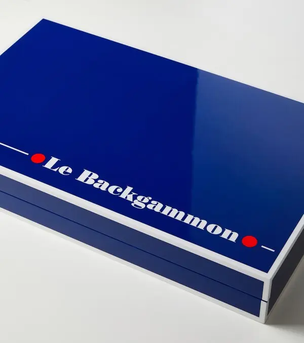 Jonathan Adler Lacquered Backgammon Set - Blue