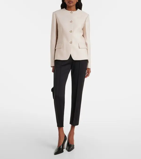 Agnona Cropped Slim Pants