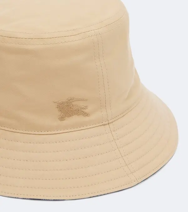 Burberry Ekd Cotton Bucket Hat
